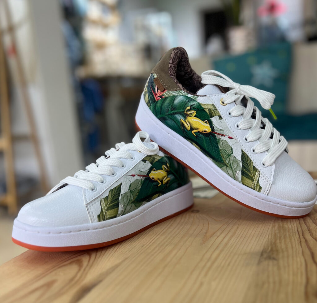 Tenis Rana Dardo Dorada – Vionca Design